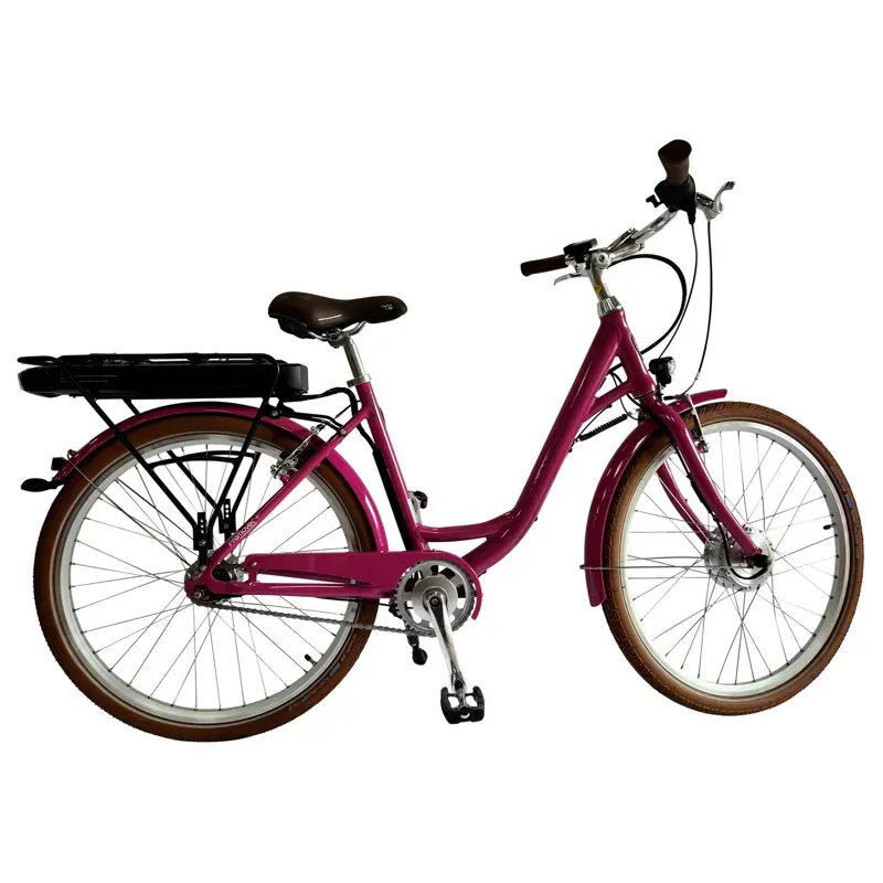 Batribike Omega 6.6Ah/240wh Electric Bike in Magenta