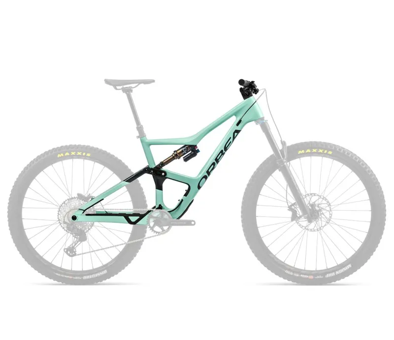 Orbea Occam Omr Lt+x 2Pos Fk Mountain Bike Frame In Ice Green-Jade Green