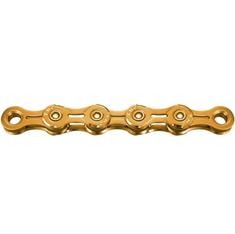 KMC X11EL 118-link Titanium Waxed Chain in Gold